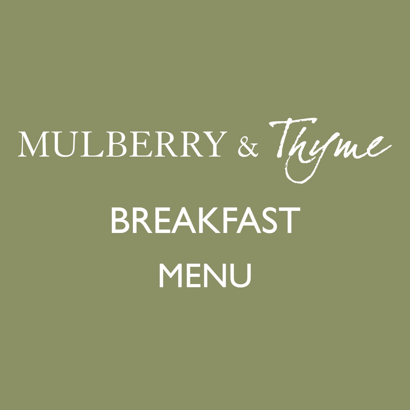 Mulberry & Thyme Garden Centre Café & Restaurant in Aldermaston