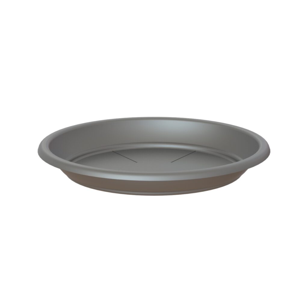 Round Plant Pot Saucer Anthracite - Hillier