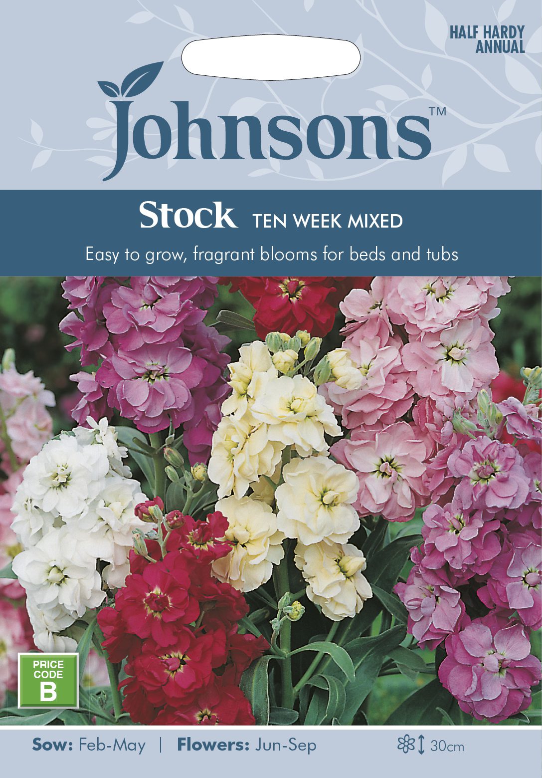 Johnsons Stock Ten Week Mixed Seeds - Hillier