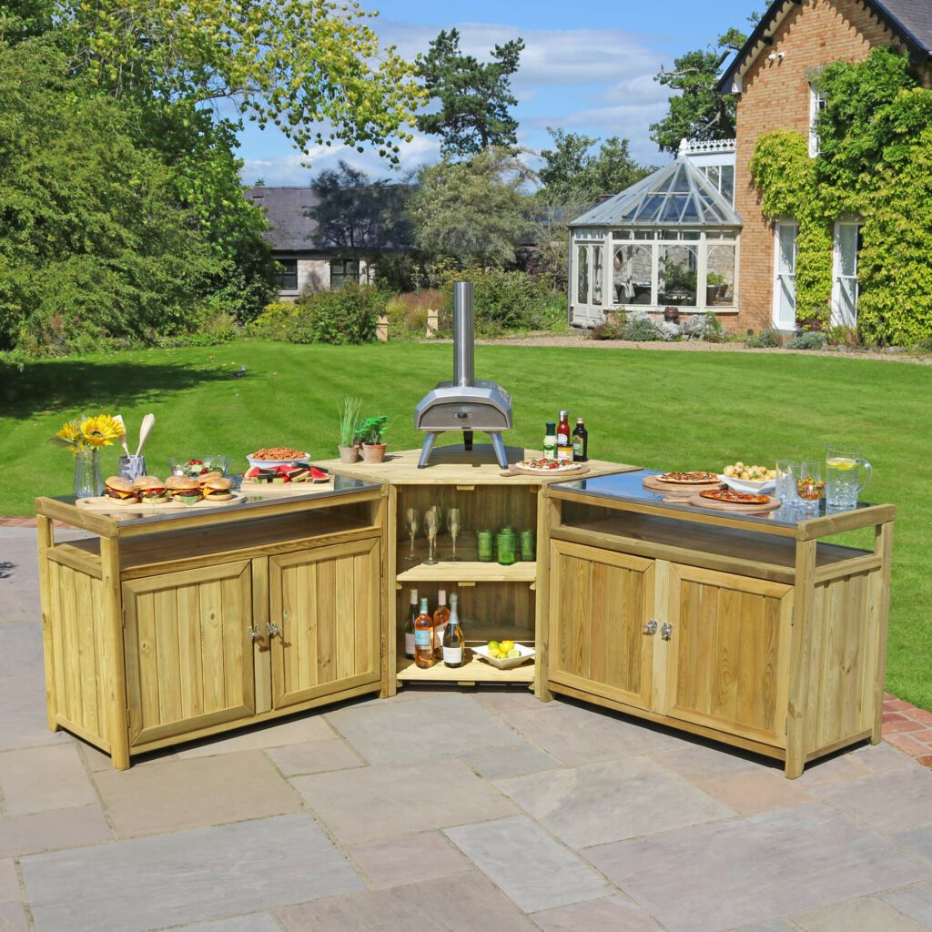Terraza Outdoor Kitchen - Corner Unit - Hillier